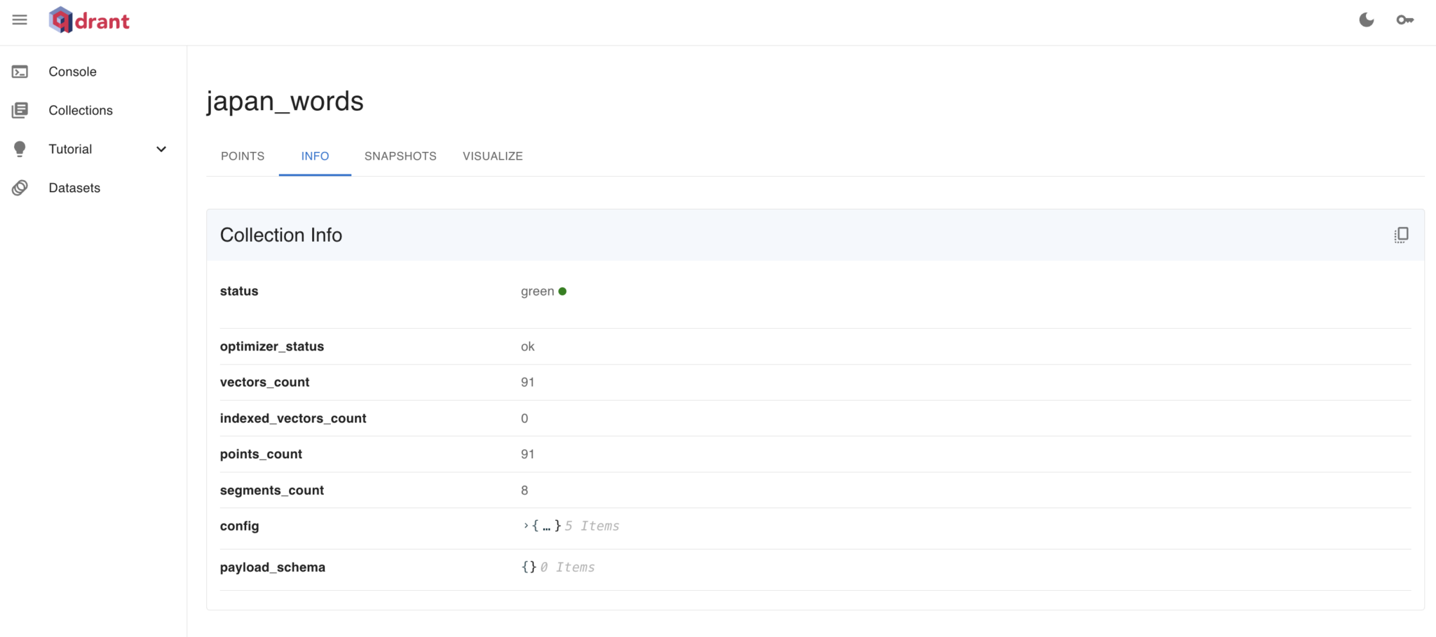 Qdrant （ベクトルデータベース）を試してみた｜ grasys blog